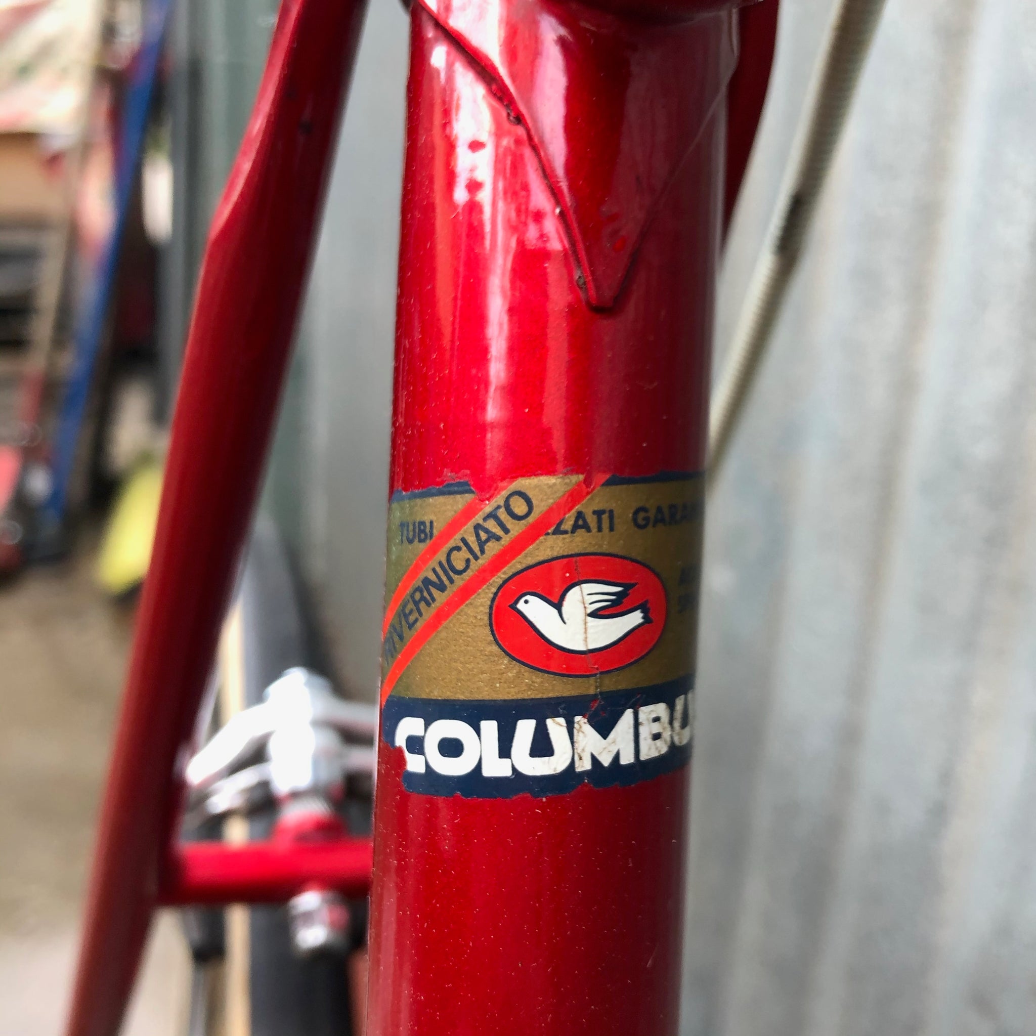 Vintage Italian Viner Race Bike with Pantographed Campagnolo Super Rec ...